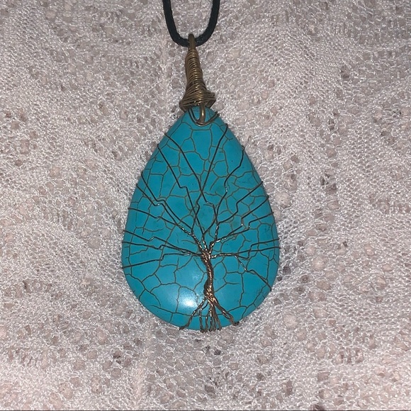 Jewelry | Turquoise Tree Of Life Pendant | Poshmark